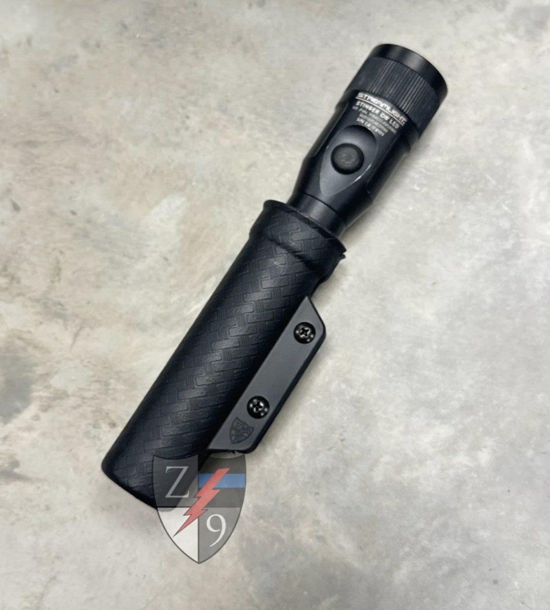 Zero9 Holsters Flashlight Holder Bezel Up - The Cape Cop Shop